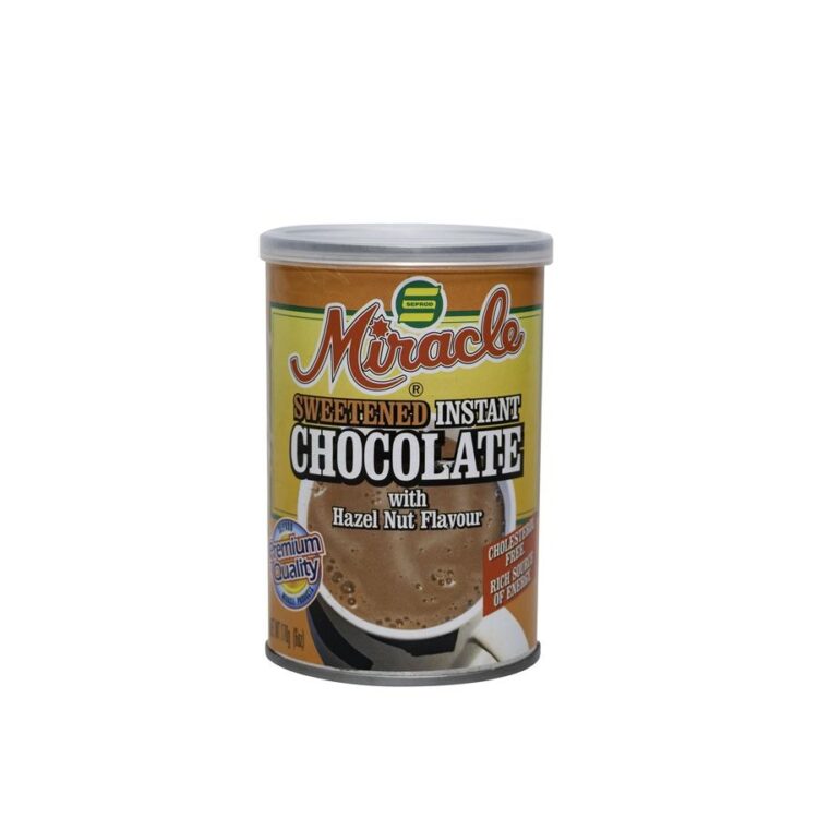 Miracle Sweetened Instant Chocolate with Hazelnut 6oz - Seprod