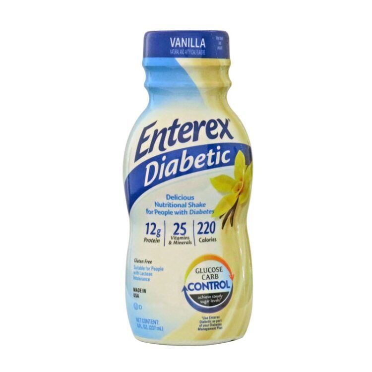 Enterex Vanilla Diabetic 8oz - Seprod