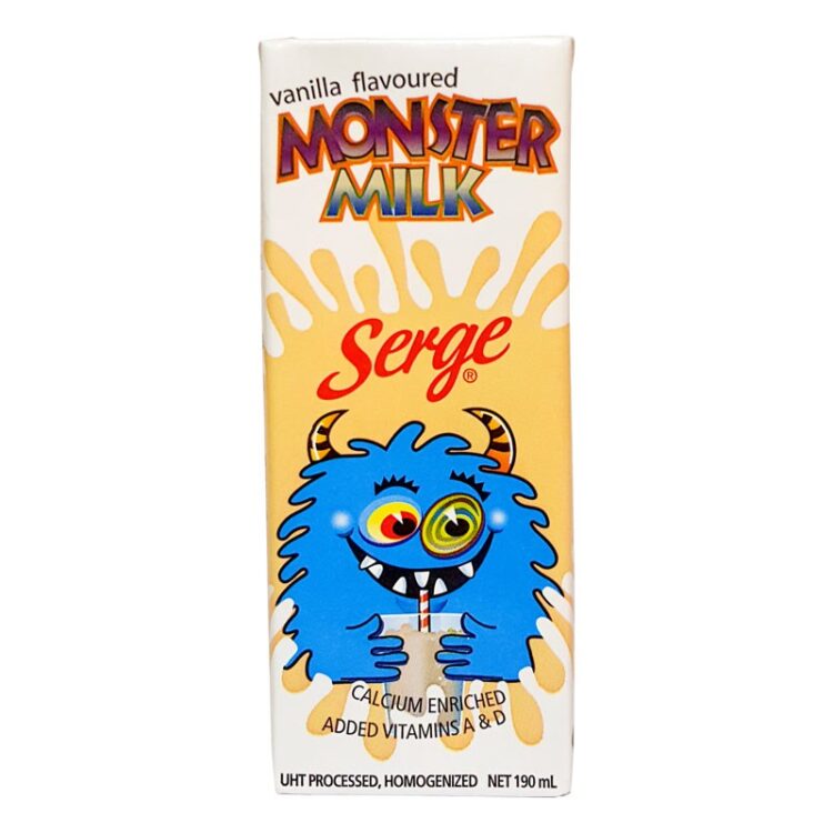 Serge Monster Milk Vanilla 190ml - Seprod