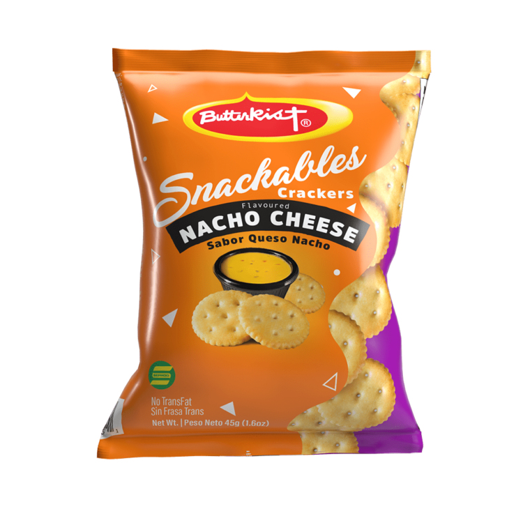 Butterkist Snackables – Nacho Cheese Crackers - Seprod